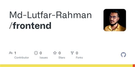 github md lutfar rahman frontend