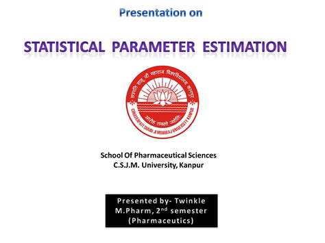 Statistical Parameter Estimation Cadds Pdf Physics Science