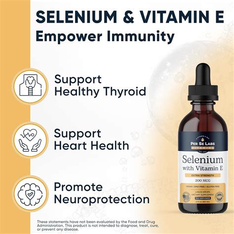 Immune And Vitality Boosting Bundle Selenium And Vitamin E Drops Ionic