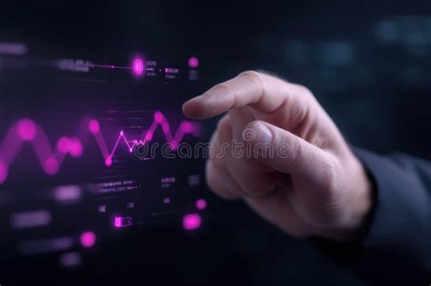 Futuristic Marketing Analytics Dashboard With Interactive Data Visualization Stock Image Image
