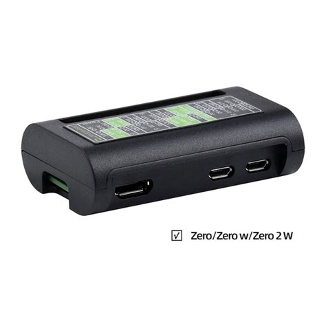 สำหรับ Raspberry Pi Zero 2 W Abs ป้องกันกรณี40ขา Gpio Slot Usb20 Otg Mini Hdmi ใช้งานร่วมกับ