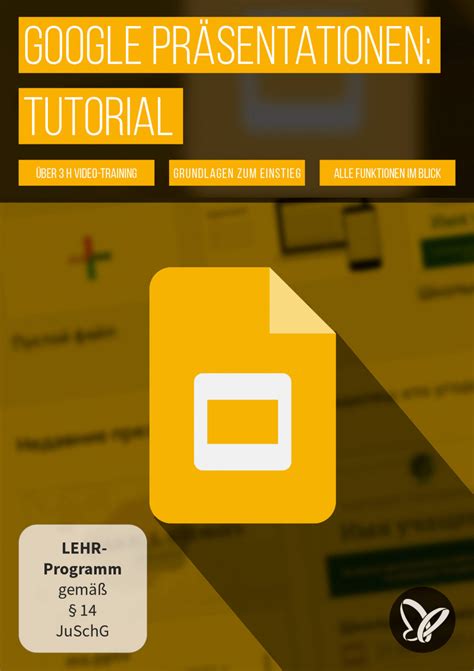 Google Slides Tutorial Präsentationen online erstellen und bearbeiten