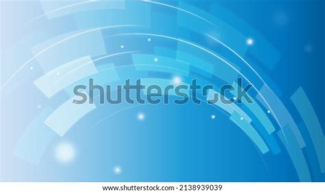 Curved Rectangular Blue Background Design Stock Illustration 2138939039 Shutterstock