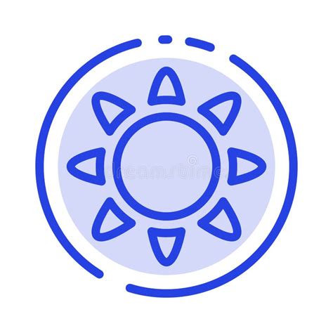 Web Blue Dotted Line Line Icon Stock Vector Illustration Of 148617646