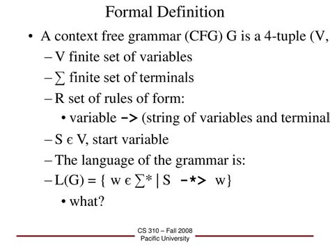 context free languages ppt download