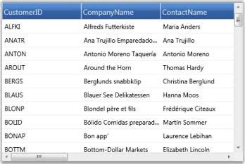 Data Binding In Wpf Griddata Control Syncfusion
