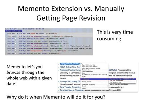 Ppt Using The Memento Mediawiki Extension To Avoid Spoilers Powerpoint Presentation Id2275180