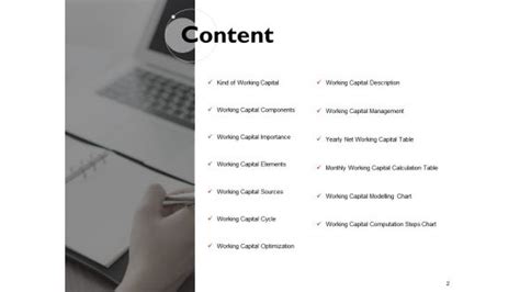 Working Capital Analysis Powerpoint Presentation Slides Powerpoint Slide Clipart Example Of