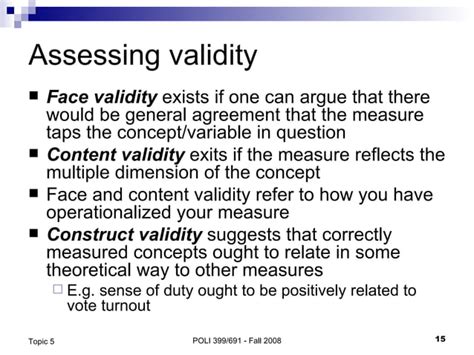 Concepts Operationalization And Measurement Ppt