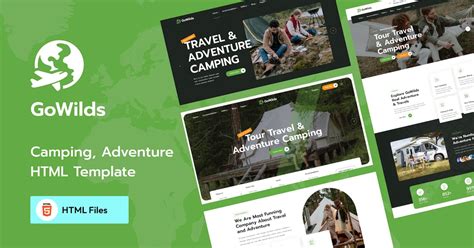 gowilds travel and tour booking html template web templates envato