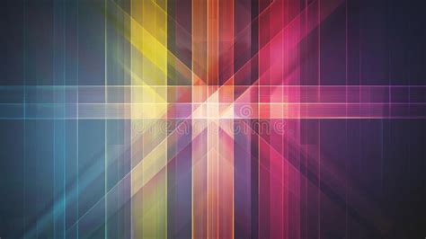 Dynamic Convergence Colorful Lines Vibrant Abstract Background Vivid