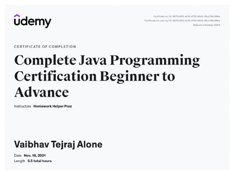 complete java programming certification beginner to advance pdf