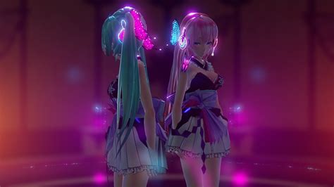 MMD MAGNET - Tda Kimono Miku and Luka [MOTION BUTTERFLY UPDATE DL ...