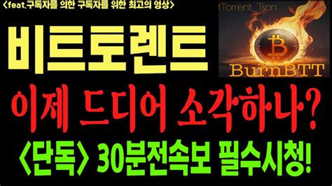 비트토렌트 비트토렌트코인 비트토렌트코인전망 Btt Btc 코인전망 비트코인 이더리움 도지코인 Youtube