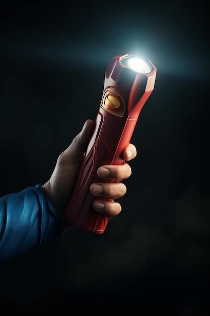 Premium Photo Unleashing Superpowers The 8k Flashlight With Superman