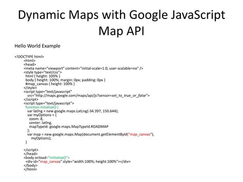 PPT Google Maps API PowerPoint Presentation Free Download ID