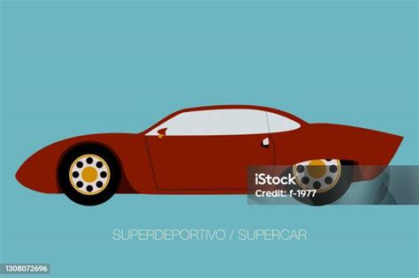 슈퍼 자동차 아이콘 사이드 뷰 플랫 디자인 스타일 완전히 편집 가능 0명에 대한 스톡 벡터 아트 및 기타 이미지 0명 개념