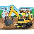 Blippi Lets Drive An Excavator Deluxe Board Book Editors Of
