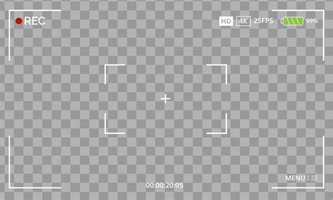 아이콘이 있는 카메라 보기 무료 벡터