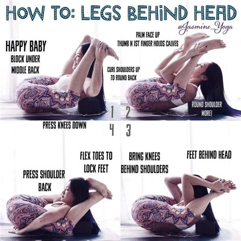 Jasmineyogatutorial Legsbehindhead Yoginidrasana Ekapadasirsasana