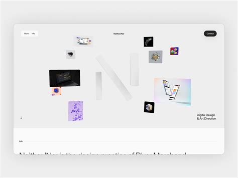 WebGL 3D Hero Gallery - Awwwards