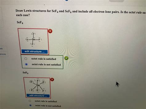 Answered Draw Lewis Structures For Sef4 And Sef6… Bartleby