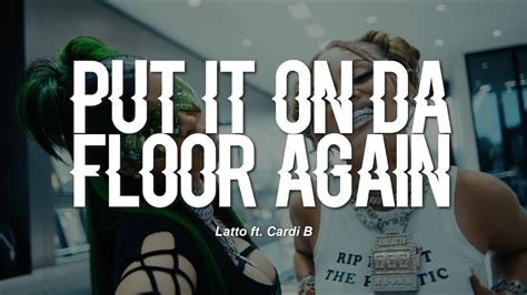 Latto Put It On Da Floor Again Feat Cardi B Clean Youtube