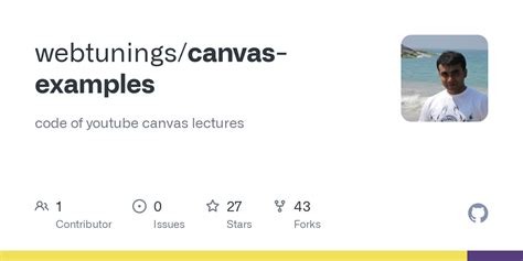 Github Webtunings Canvas Examples Code Of Youtube Canvas Lectures