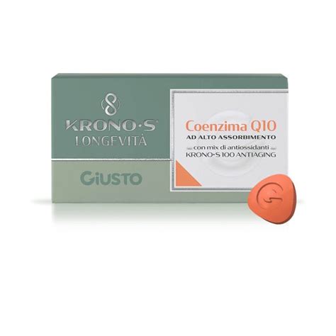 Coenzima Q10 Kronos Giusto 20 Cpr Farmacia Loreto