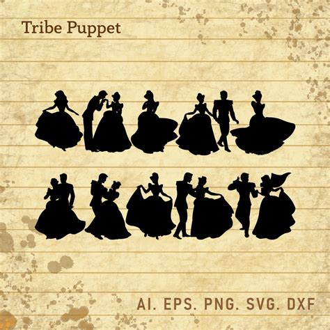 Disney Cinderella Vector Set Masterbundles