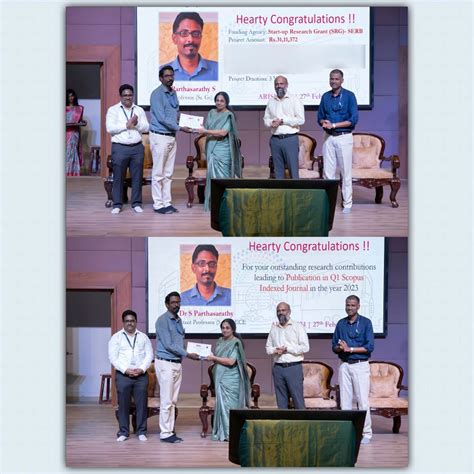 Dr Parthasarathy Srinivasan On Linkedin Award Researchexcellence