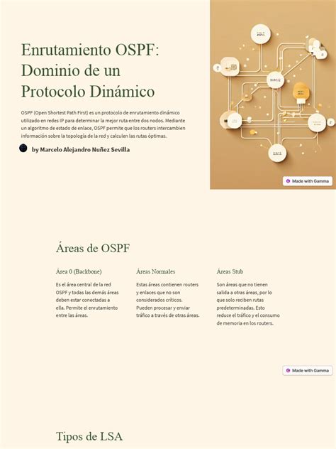 Enrutamiento Ospf Dominio De Un Protocolo Dinamico Pdf Enrutador Computación Protocolos