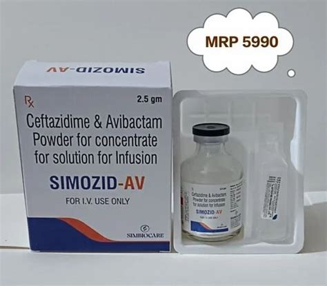 Ceftazidime Avibactam Injection 2 5 G 0 5 G At ₹ 990 Piece In