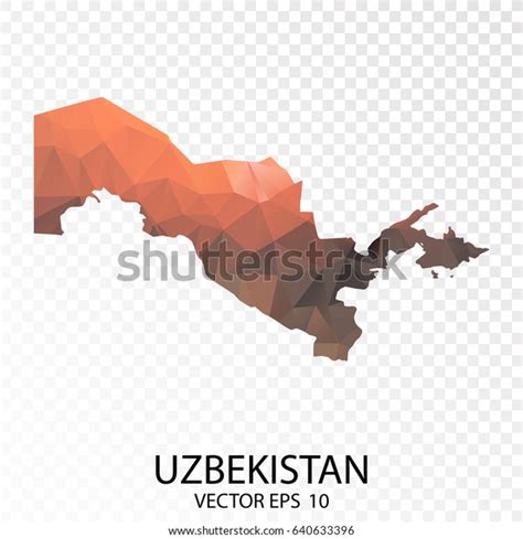Transparent Polygon Map Vector Illustration Low Stock Vector Royalty Free Shutterstock