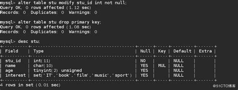 ibatis mysql 同时删多个表报错 mysql中multiple primary key defined报错的解决办法 csdn博客