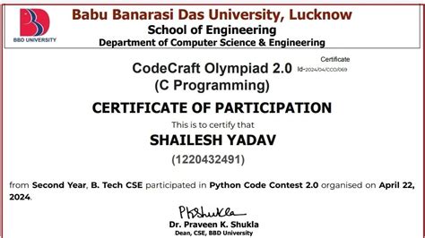 Shailesh Yadav On Linkedin Coding Cprogramming Techcertification Codemastery Futurecoder