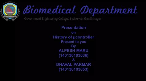 Presentation On History Of Microcontrollerupdated 2 Pdf
