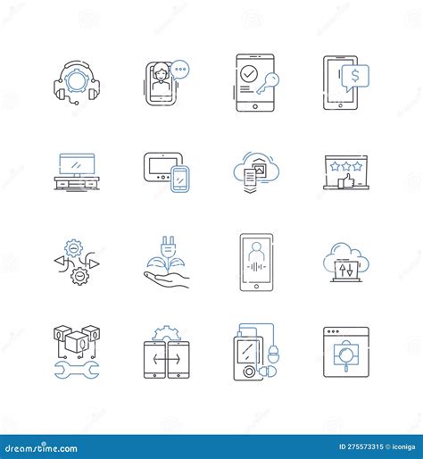 Alexa Assistant Echo Show Outline Icon Line Art Vector Royalty Free