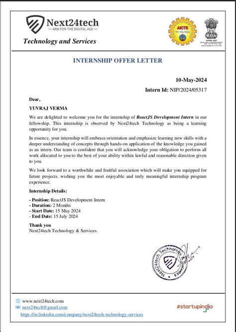 yuvraj verma on linkedin webdevelopment internship reactjs