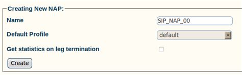 Allocating A SIP Network Access Point NAP TB Wiki