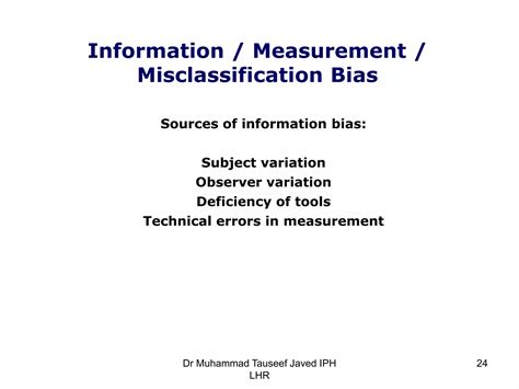 Bias Confounding And Fallacies In Epidemiology Ppsx Diseases And Conditions Medical Health