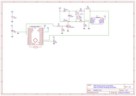 Diy Boost Buck Converter With Current Limiting Function Platform For Creating And Sharing