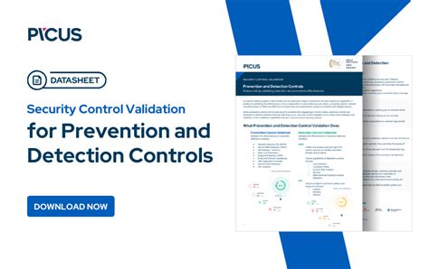 Scv For Prevention And Detection Controls Datasheet Picus