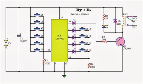 PROJECTS FUN KEY CODE LOCK SWITCH