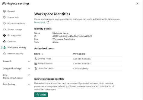 dennes torres on linkedin 🔥🔥🔥 microsoft fabric workspace identity