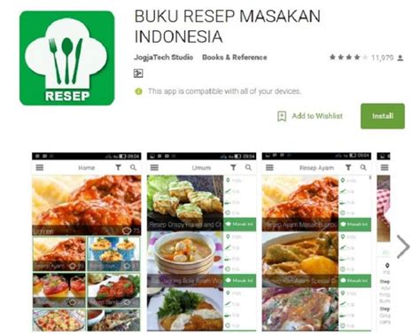 Aplikasi Resep Makanan Terbaik Dan Gratis Di Android