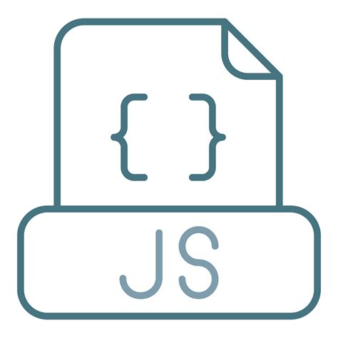 Javascript File Line Two Color Icon Vector Art At Vecteezy