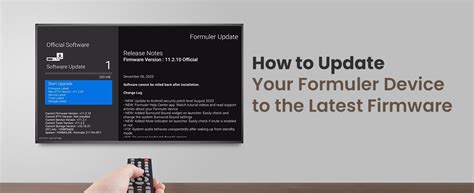 How To Update Formuler Firmware Step By Step Guide