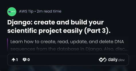 Django Create And Build Your Scientific Project Easily Part 3 Rdjango