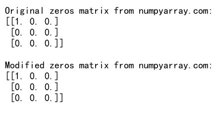 Mastering NumPy Zeros Matrix A Comprehensive Guide To Creating And